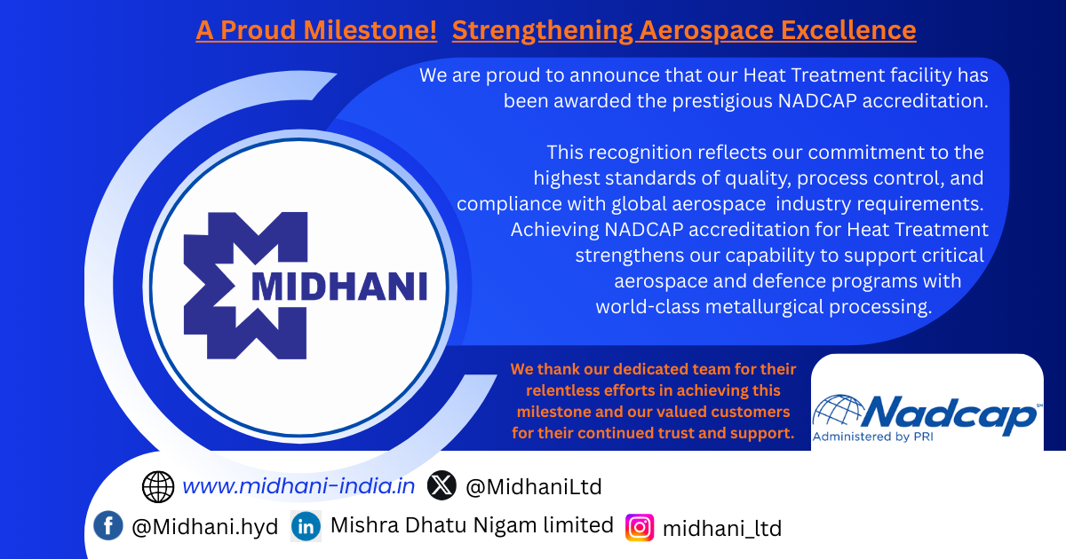 Mishra Dhatu Nigam Limited – MIDHANI